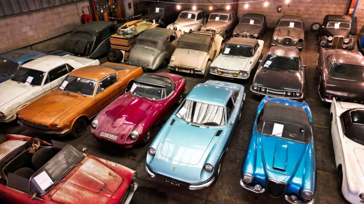 Secret car collection worth millions up for auction in The Netherlands ...